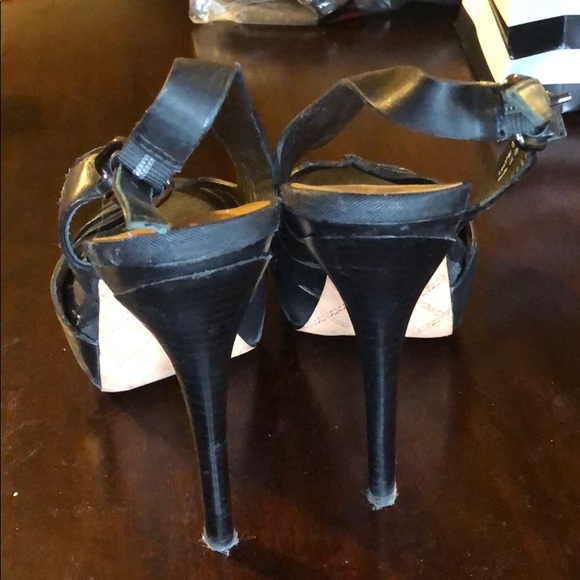 L.A.M.B. | Shoes | Lamb Leather Black High Heels | Poshmark
